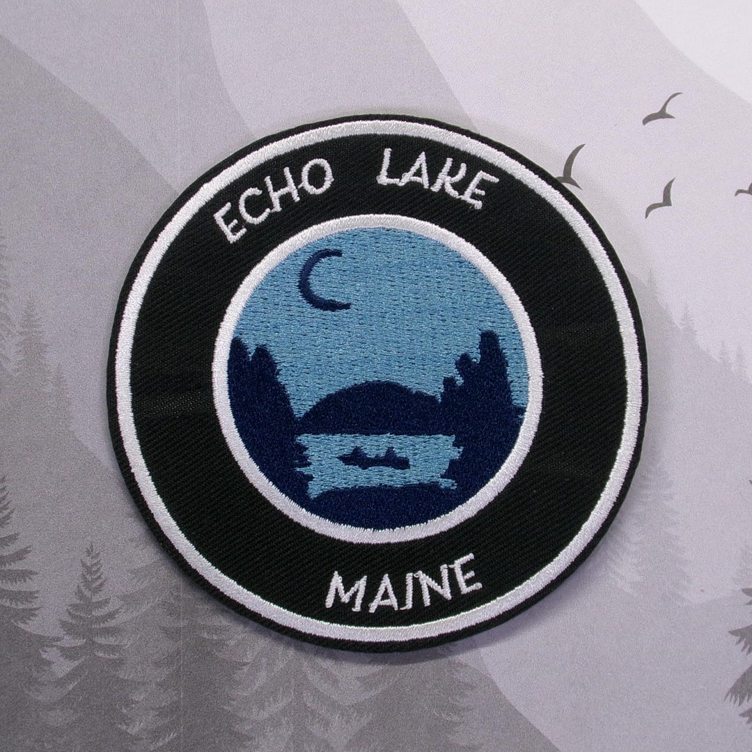 Iron on Echo Lake Patch/souvenir Applique for Jacket & Clothing ...