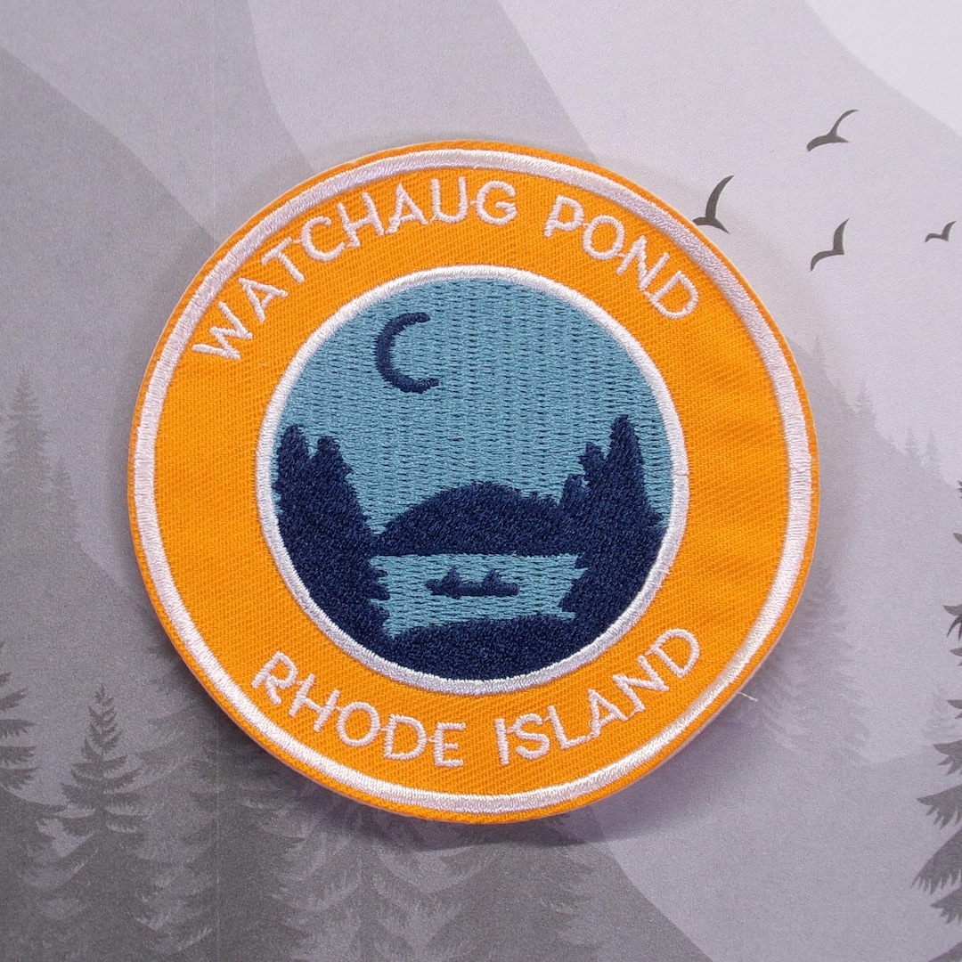 Iron on Watchaug Pond Patch/souvenir Applique for Jacket & Clothing ...