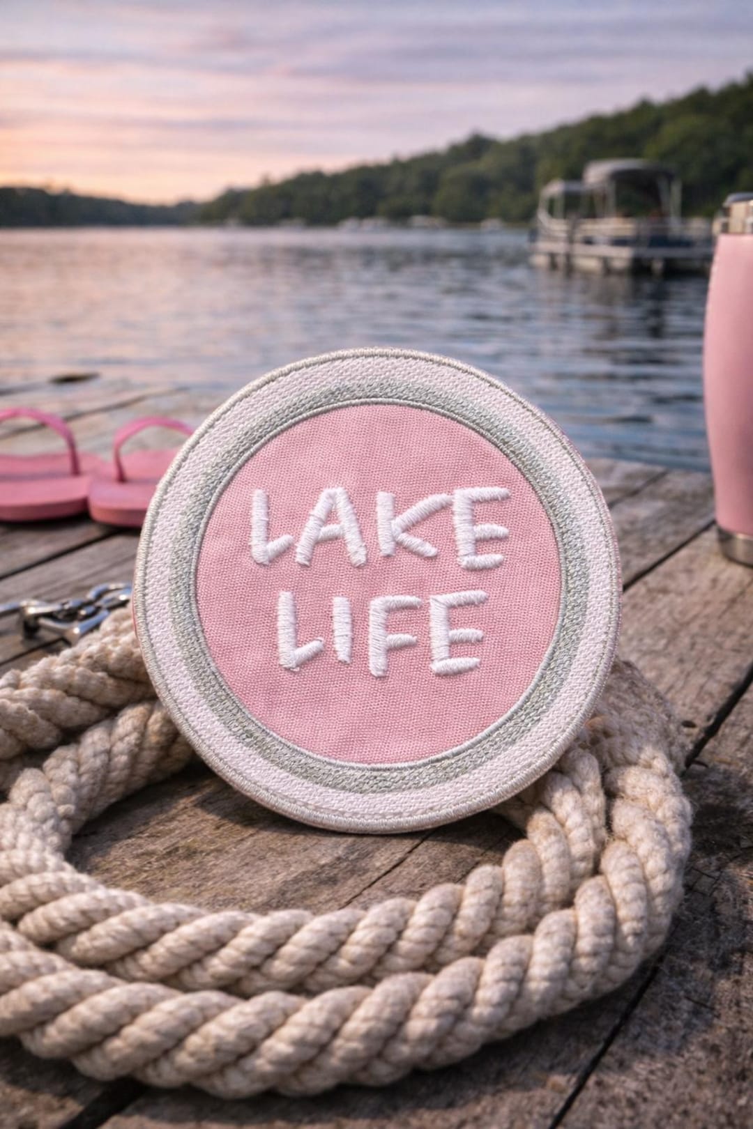 Lake Life Patch/iron-on Patch/summer Vibe Souvenir/camping & Hiking ...