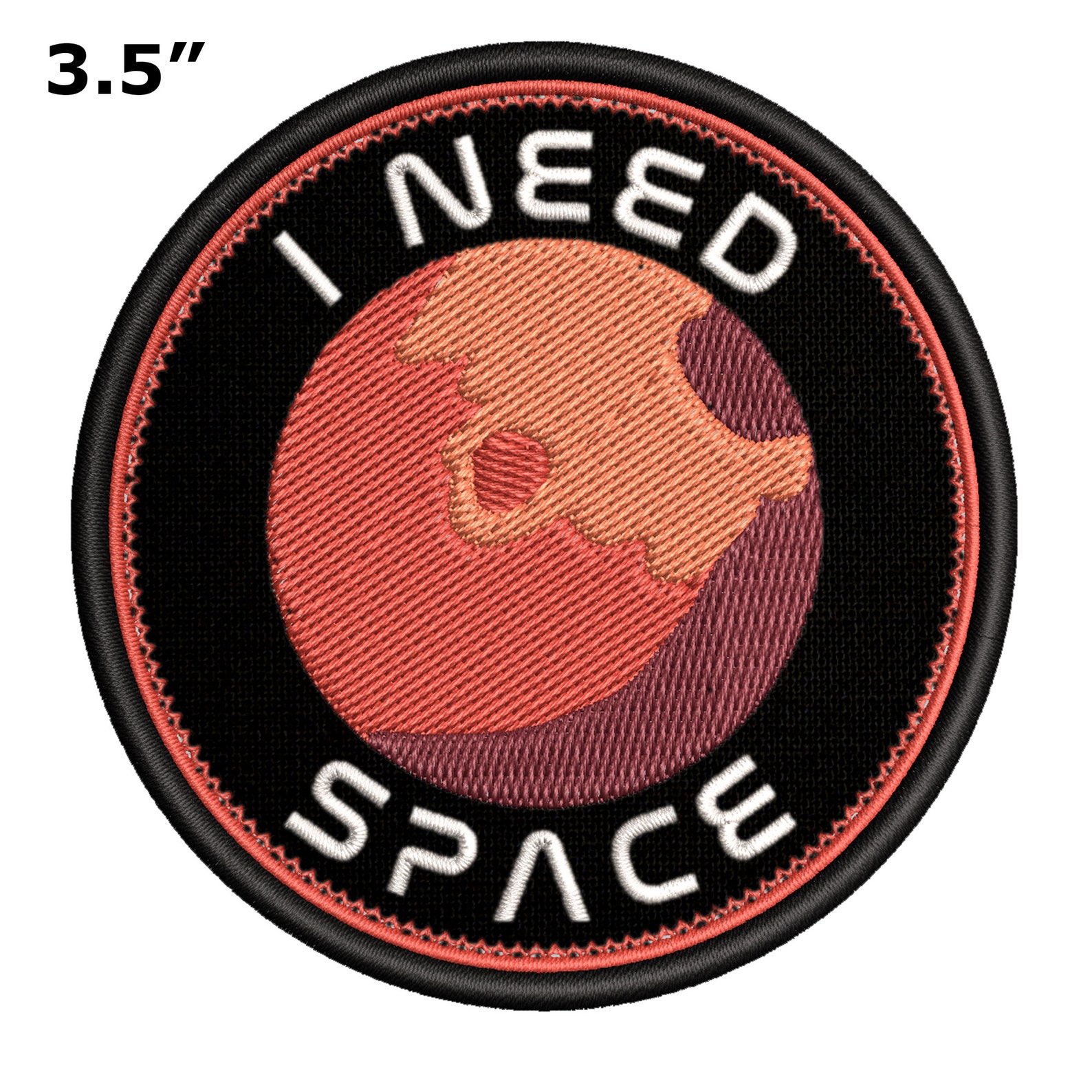 I Need Space Planet Mars Embroidered Patch Iron-on/Sew-on | Etsy