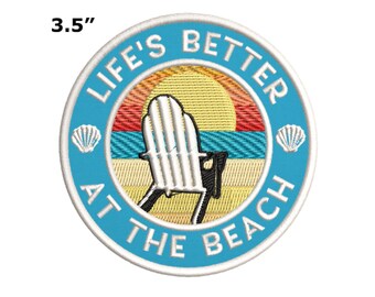 Iron on Beach Patch - Etsy