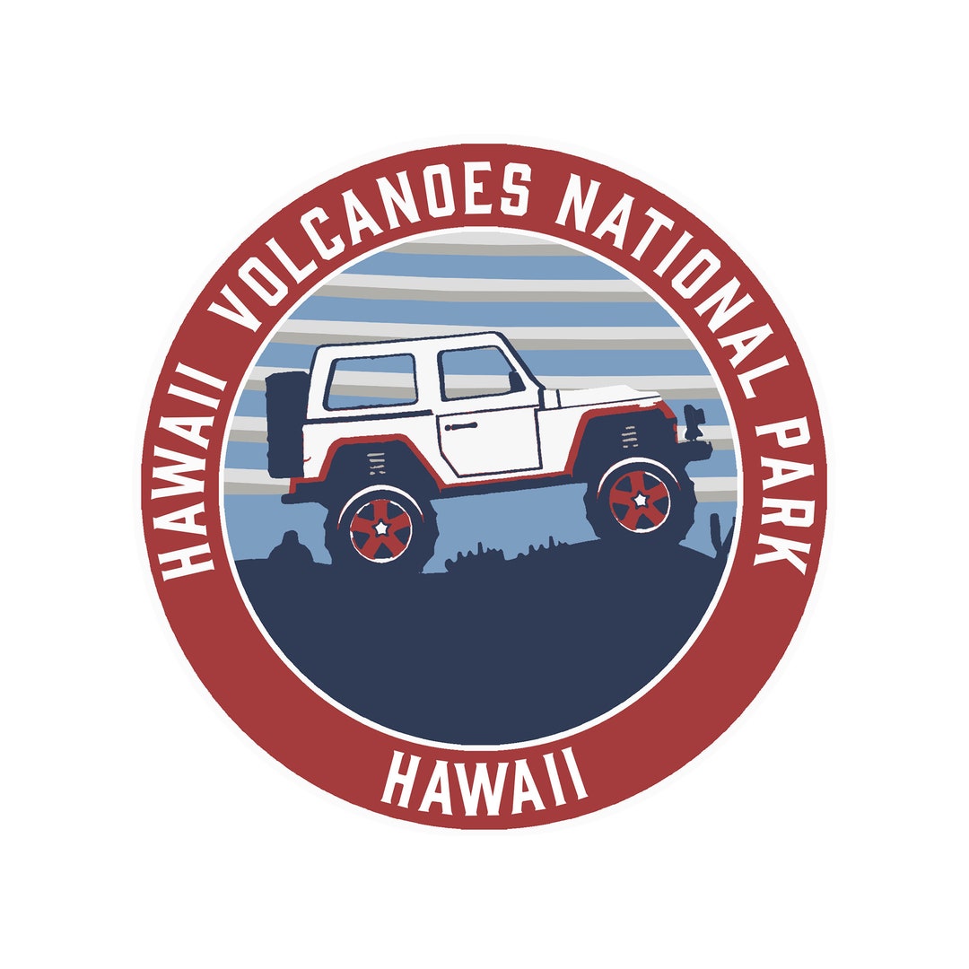 Hawaii Volcanoes National Park Hawaii SUV Vinyl Decal Car Truck Window ...