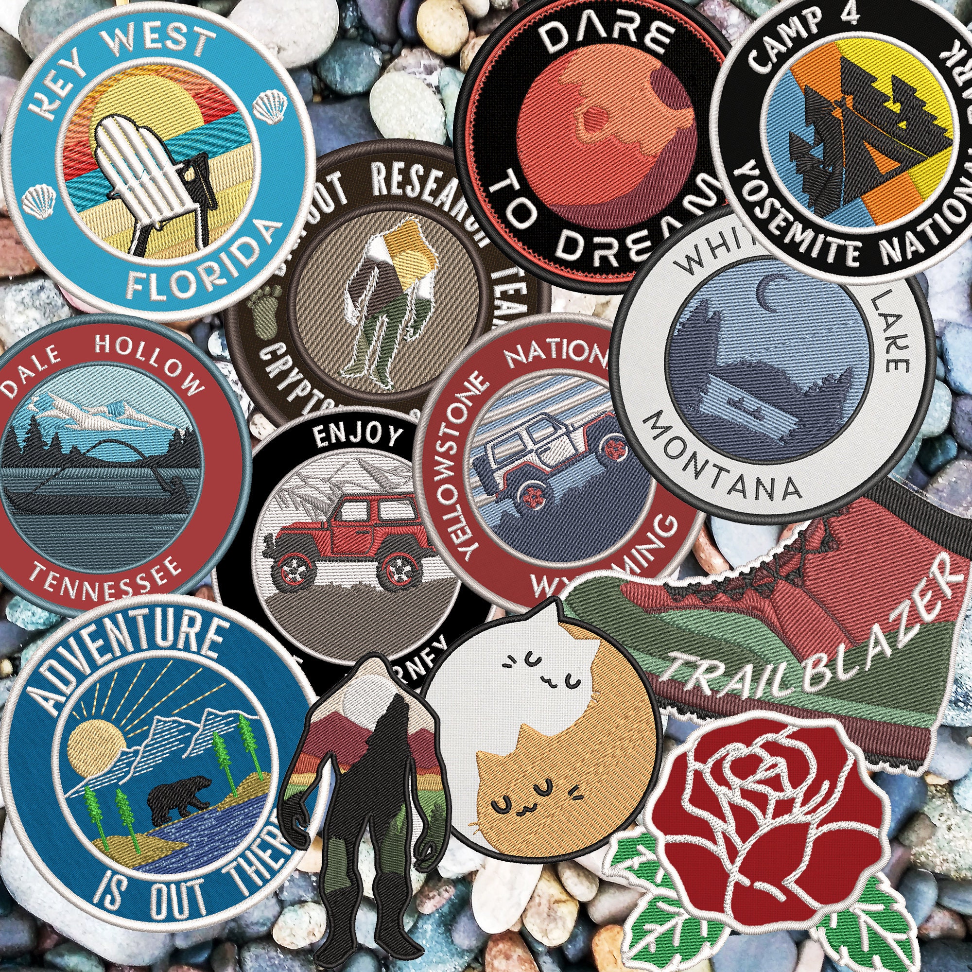 Mars Explorer Patch Embroidered DIY Iron-on Custom Applique - Etsy