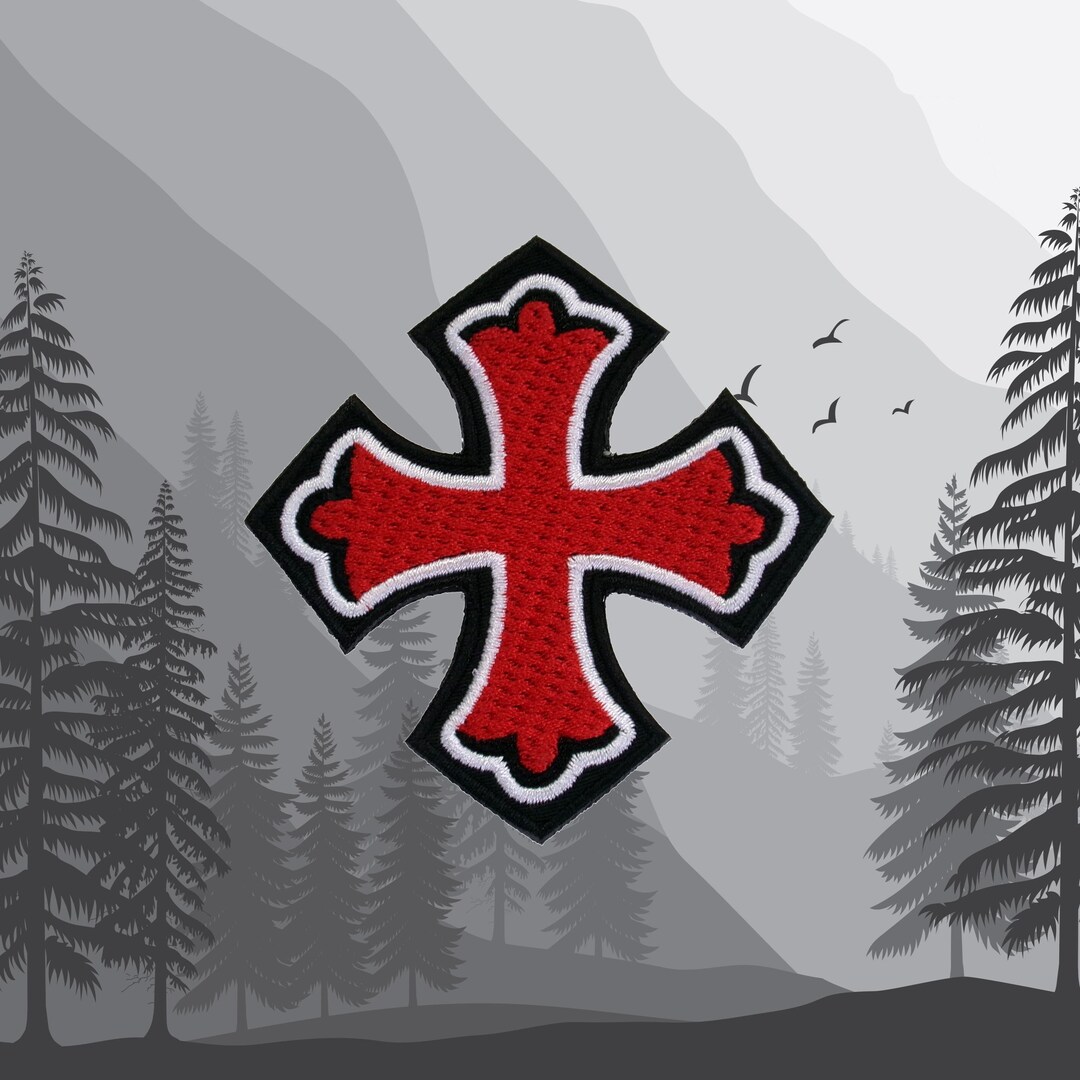 Knight Templar Cross Patch Embroidered Iron-on/sew-on Applique for ...