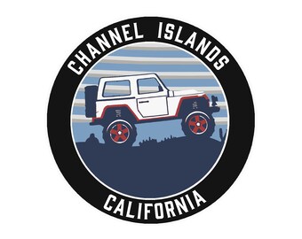 Channel Islands Sticker - Etsy