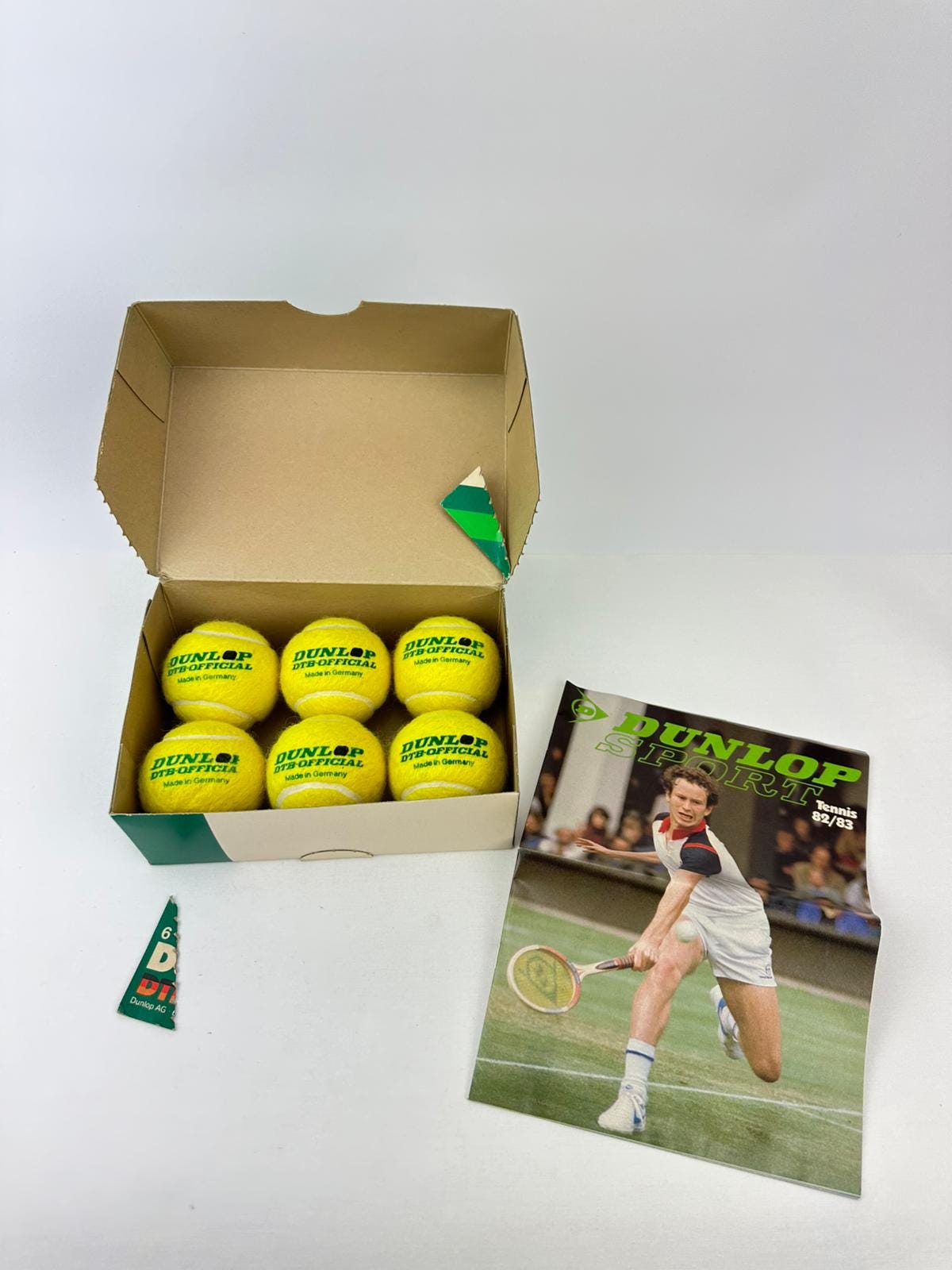 Vintage Dunlop DTB Official Tennis Balls Set – Made in Germany – 1980s ...