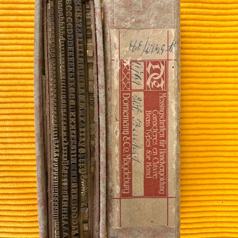 Letterpress Type - Etsy