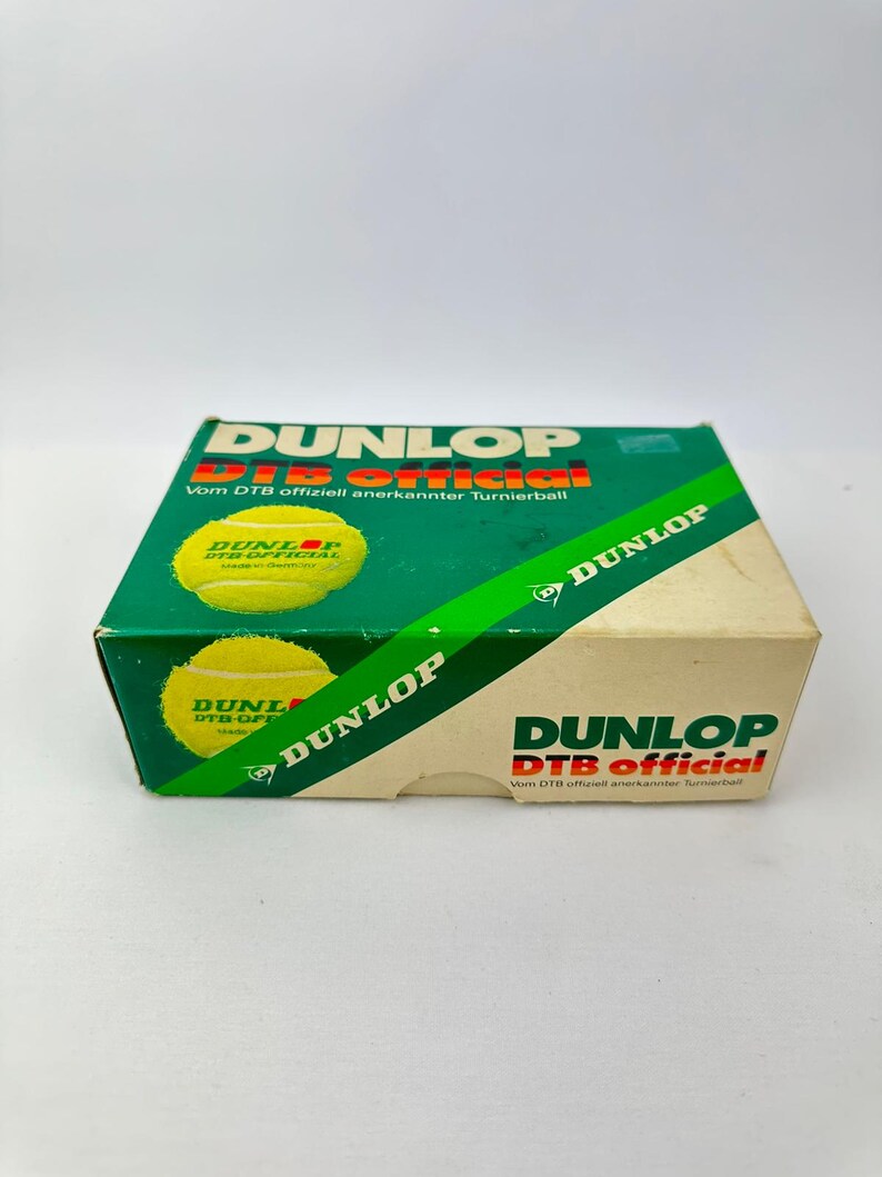 Vintage Dunlop DTB Official Tennis Balls Set – Made in Germany – 1980s ...