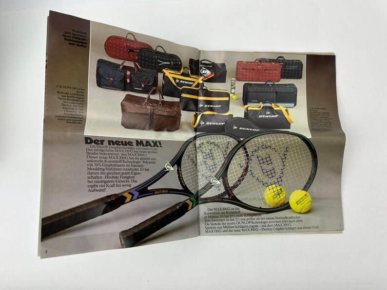Vintage Dunlop DTB Official Tennis Balls Set – Made in Germany – 1980s ...
