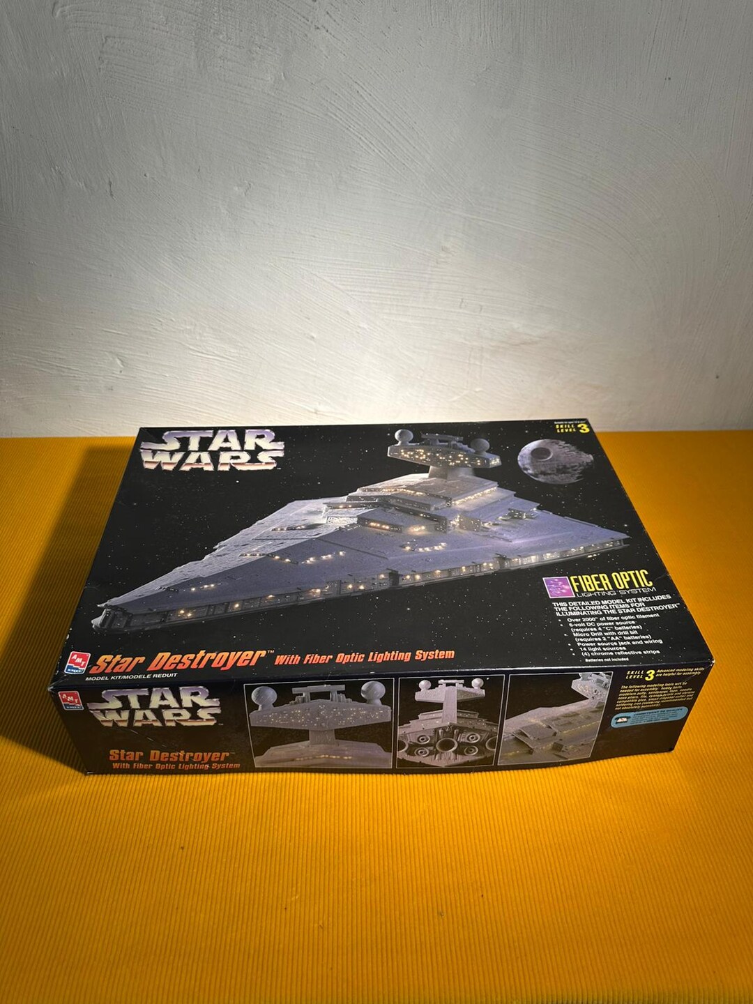 AMT Star Wars Star Destroyer Model Kit – Fiber Optic Lighting System ...