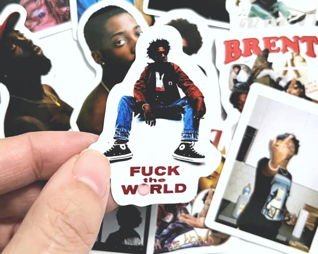 Brent Faiyaz Stickers, 12pcs Waterproof American Hip Hop Rapper Brent ...