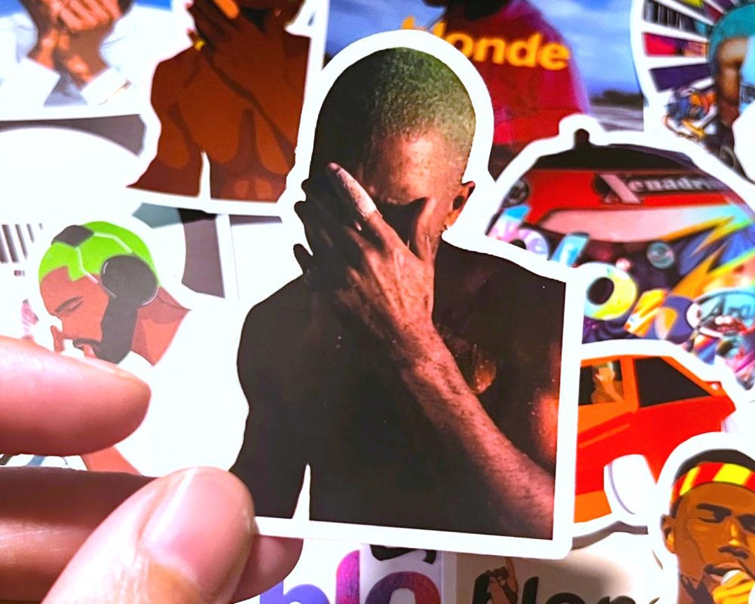 Frank Blonde Nostalgia, Ultra Stickers, 12pcs/24pcs Waterproof Vinyl ...