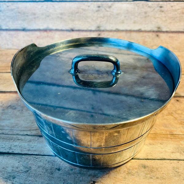 Silver Bucket - Etsy