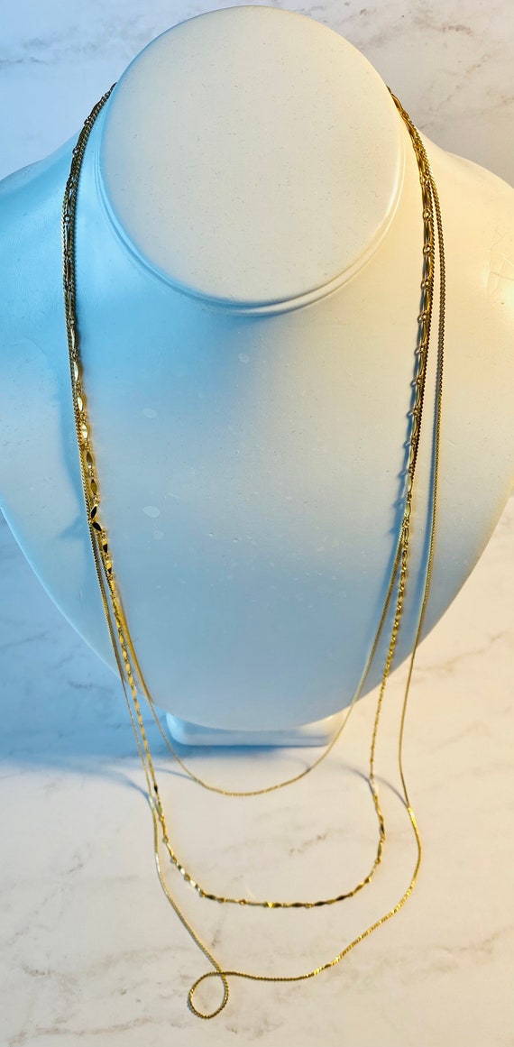 Dainty Layered Chain Necklace Disc Medallion Pendant … - Gem