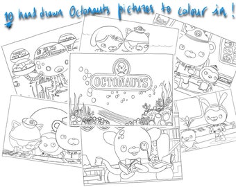 coloring book octonauts