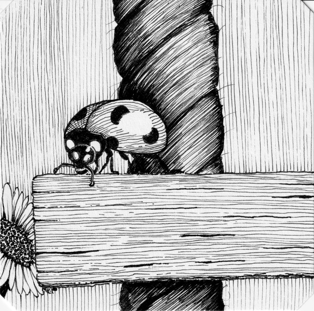 Ladybird on a Swing - Etsy