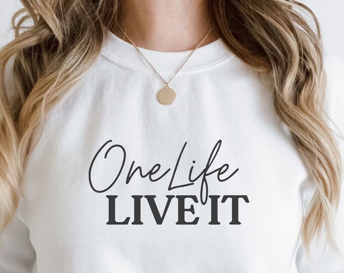 2x 'one Life, LIVE IT' Funny 4x4 Offroad, Mountain Silhouette Stickers ...