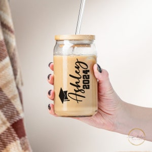 Graduation Class of 2024 Glass Can Personalized Graduation Gift ...
