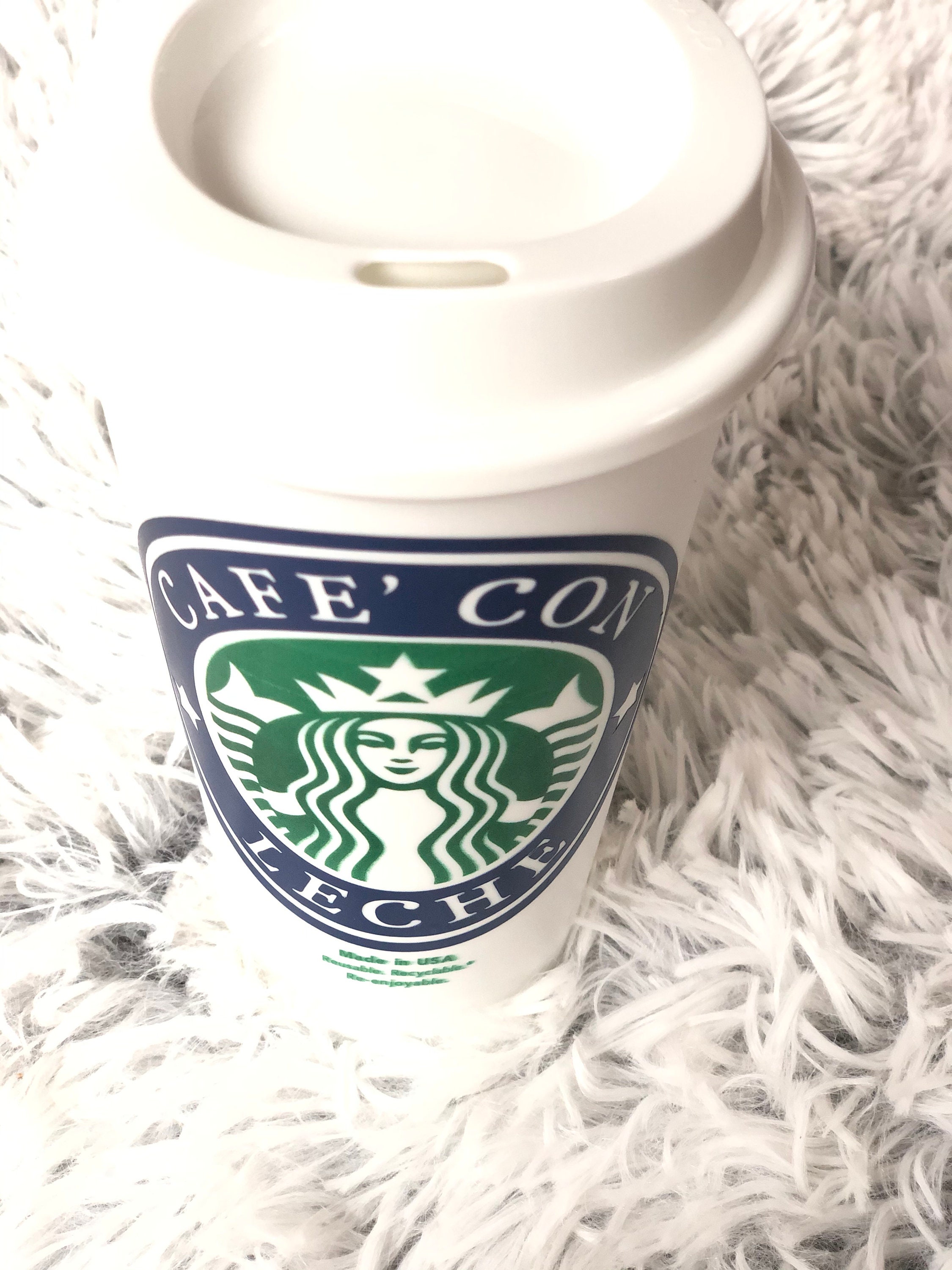 Starbucks Reusable Hot Cups Personalized Coffee Cup Latina - Etsy