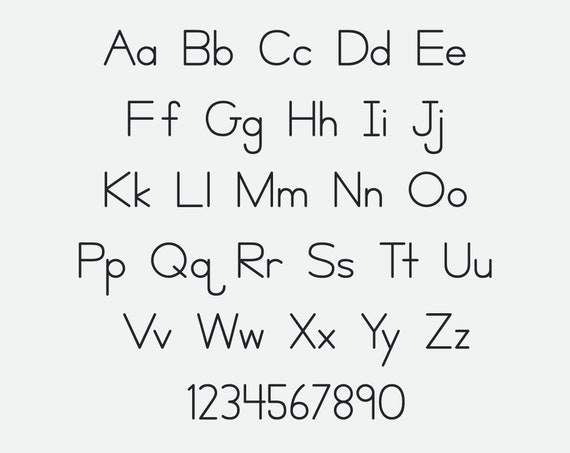 Tumblr Fonts Alphabet