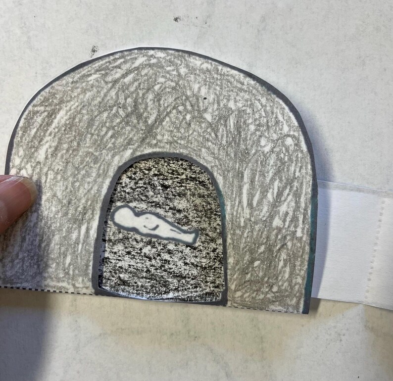 Printable Easter Craft for Children. Resurrection Craft. Surprise ...