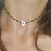 Karma Sterling Silver Choker Necklace Circle Red String Choker Red ...