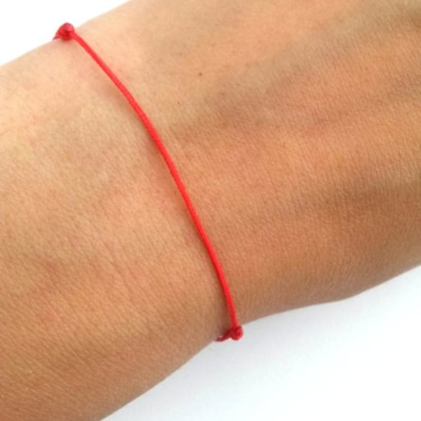 Red Bracelet - Etsy