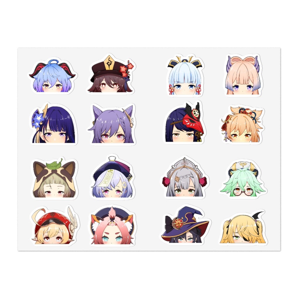 Papercraft Raiden Shogun Kiss-Cut Sticker Stickers etna.com.pe