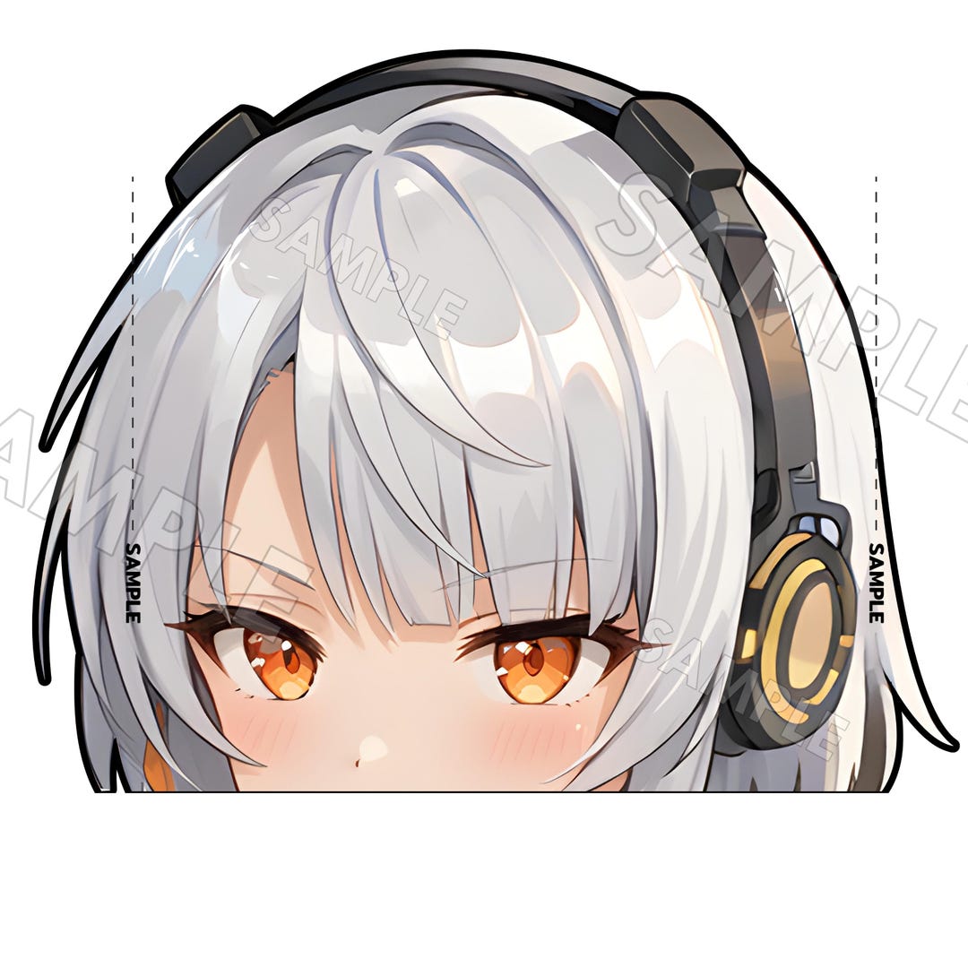 Anby Demara Zenless Zone Zero Sticker Peeker ZZZ Decals Die-cut ...