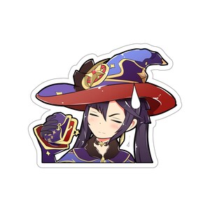 Genshin Impact Mona Die-cut Stickers - Etsy