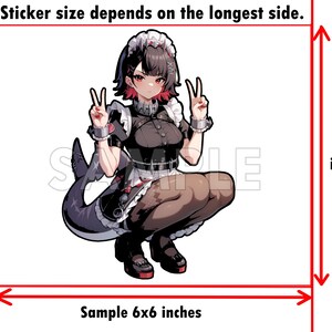 Ellen Joe Zenless Zone Zero Decals Ellen ZZZ Sticker V02 Die-cut ...