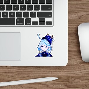 Furina Genshin Impact Sticker Genshin Decals Die-cut Stickers - Etsy