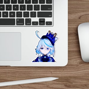 Furina Genshin Impact Sticker Genshin Decals Die-cut Stickers - Etsy