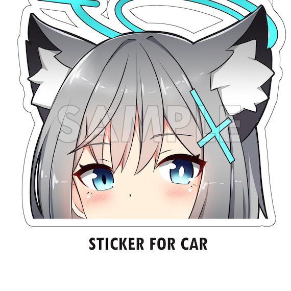 Blue Archive Shiroko Sticker for Car Blue Archive Game - Etsy Singapore