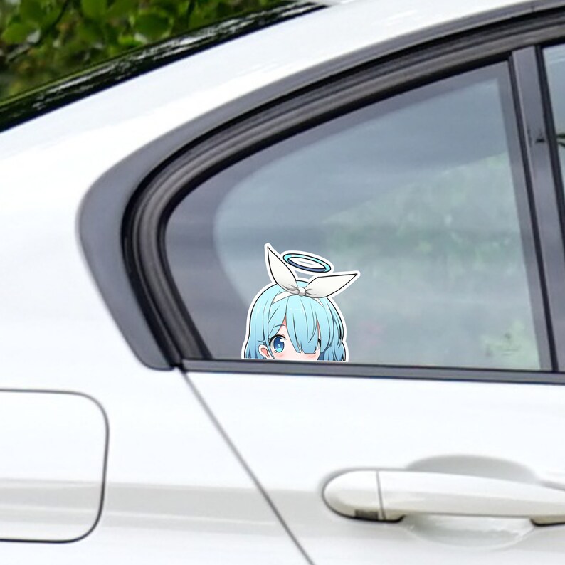 Arona Blue Archive Fan Die-cut Stickers Blue Archive Game - Etsy