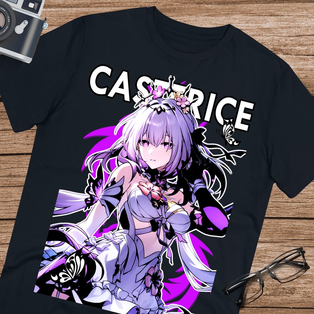 Castorice Honkai Star Rail Shirt Fan HSR Castorice Unisex Cotton Shirt ...