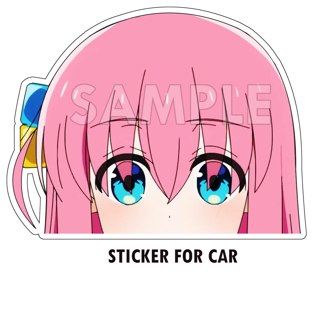 Bocchi Sticker Peeker Die-cut Stickers - Etsy Canada