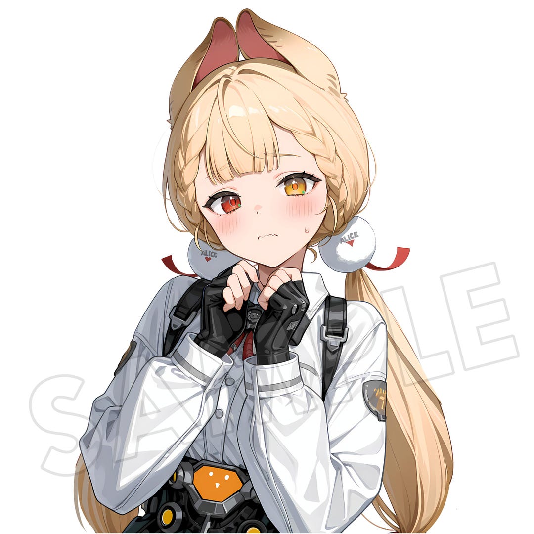 Alice Zzz Zenless Zone Zero Sticker Alice Thymefield Die-cut Stickers ...