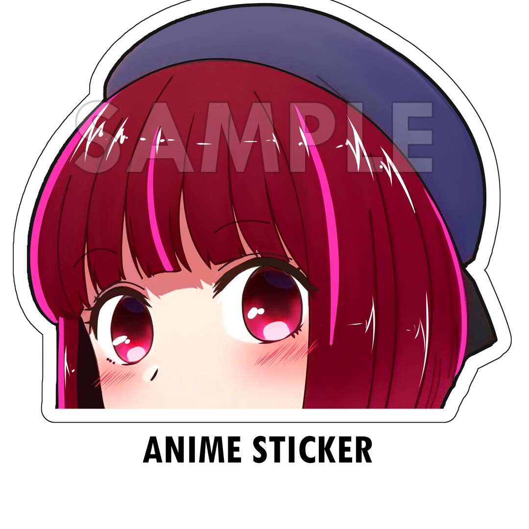 Kana Arima Oshi No Ko Sticker Peeker Kana Oshi Die-cut Stickers - Etsy