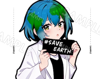 Arona Blue Archive Fan Die-cut Stickers Blue Archive Game Sticker ...