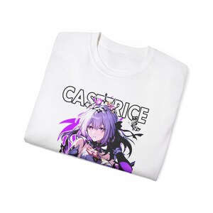 Castorice Honkai Star Rail Shirt Fan HSR Castorice Unisex Cotton Shirt ...