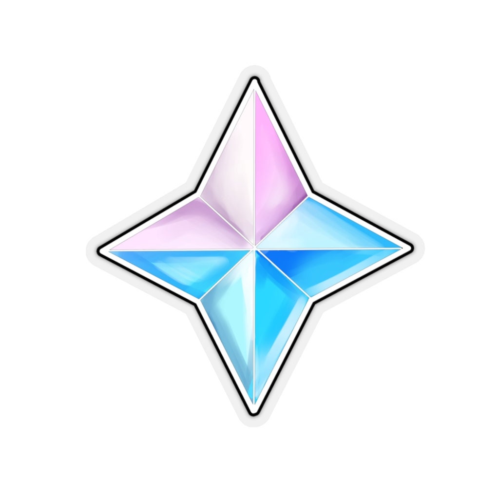 Genshin Impact Primogem Kiss-cut Stickers | Etsy