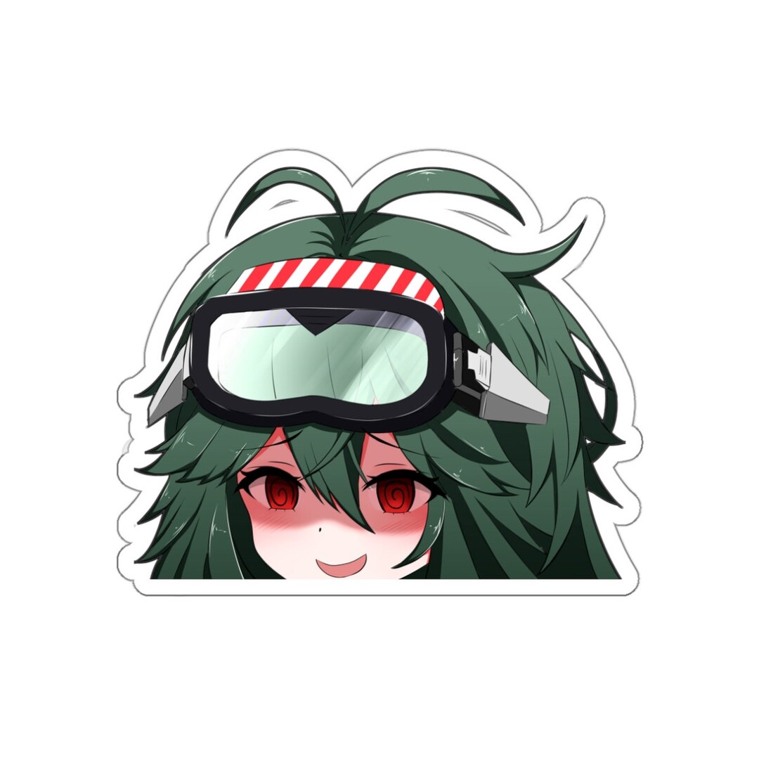 Torricelli Azur Lane Peeker Sticker - Kiss-cut Vinyl - Etsy