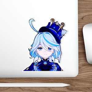 Furina Genshin Impact Sticker Genshin Decals Die-cut Stickers - Etsy