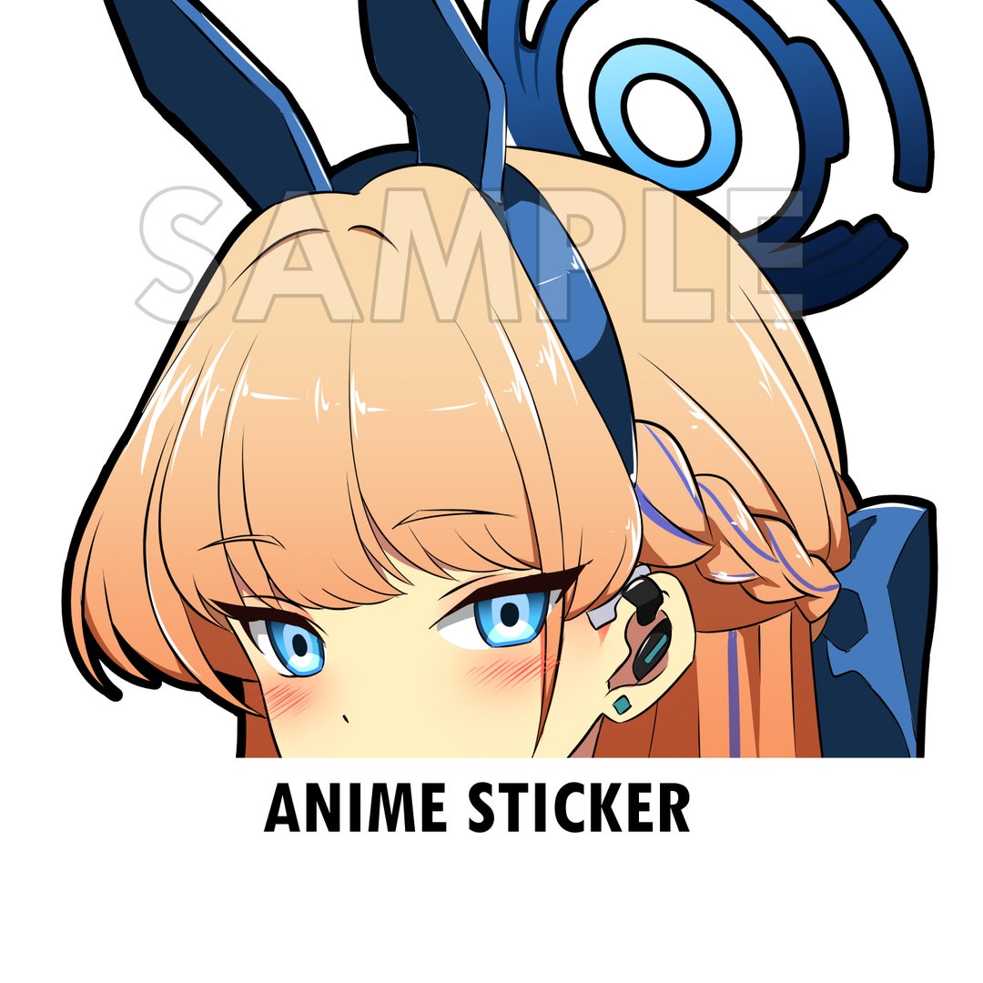 Toki Blue Archive Sticker Asuma Toki Cute Sticker Peeker Asuma Toki ...
