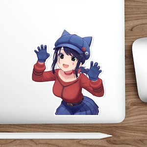 Cappie Mita Sticker Fan Miside Decals Cool Mita Game Die-cut Stickers ...