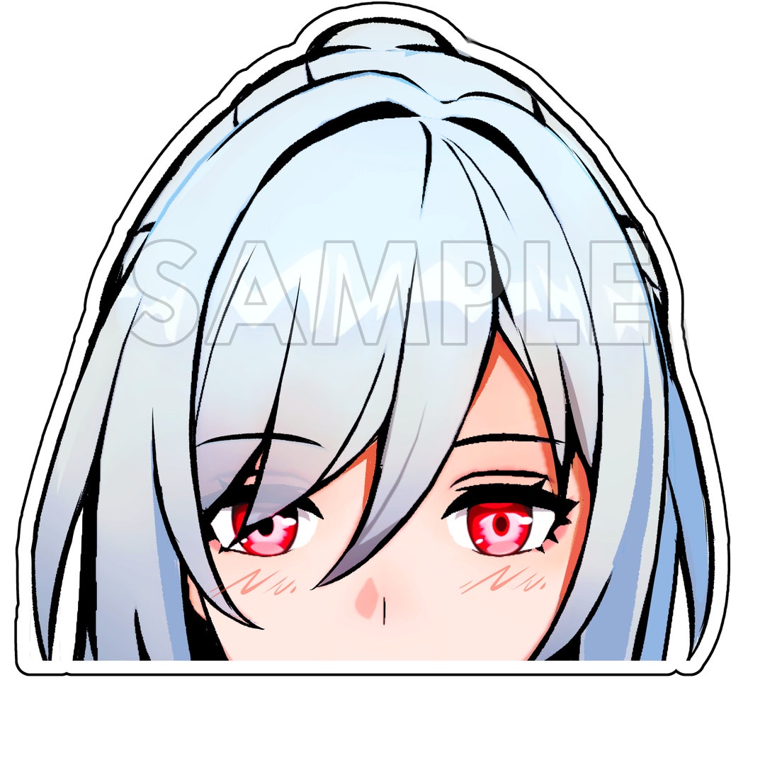 Jingliu Honkai Star Rail Sticker Peeker Cute Fan-made Die-cut - Etsy