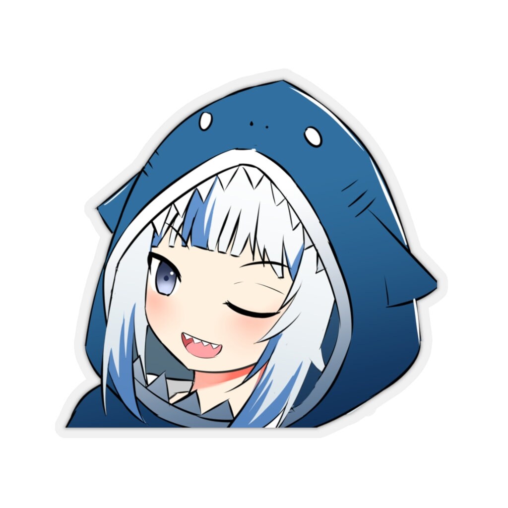 Gawr Gura Winked / Gawr Gura Sticker / Gura / Hololive English | Etsy