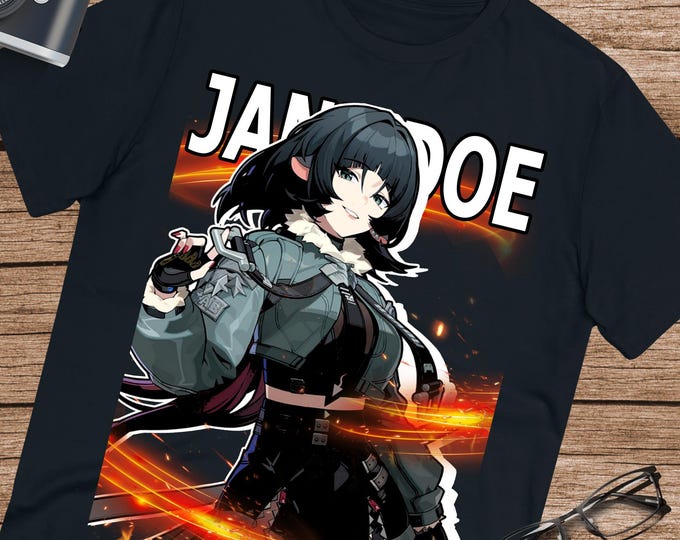 Jane Doe Zenless Zone Zero Shirt Fan Jane Zzz T Shirt Unisex Ultra ...