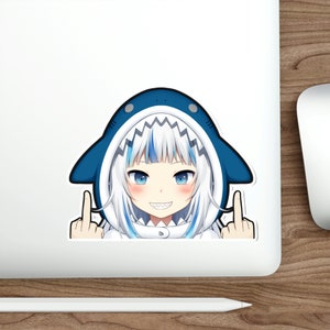 Gawr Gura Stickers Hololive Stickers Fan-made Die-cut Stickers - Etsy